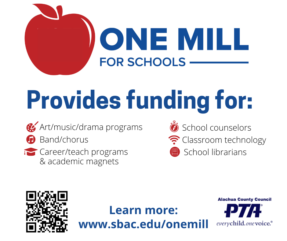 2024 One Mill Renewal – Alachua County Council PTA